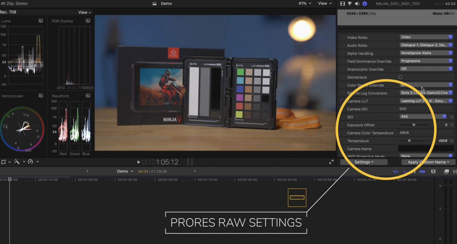 Sony FX3 ProRes RAW Workflow with Ninja V and FCPX